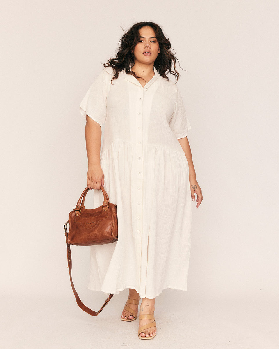 Cotton Maxi Dress for Women – Breathable, Non-Sheer, Packable – Stitch ...